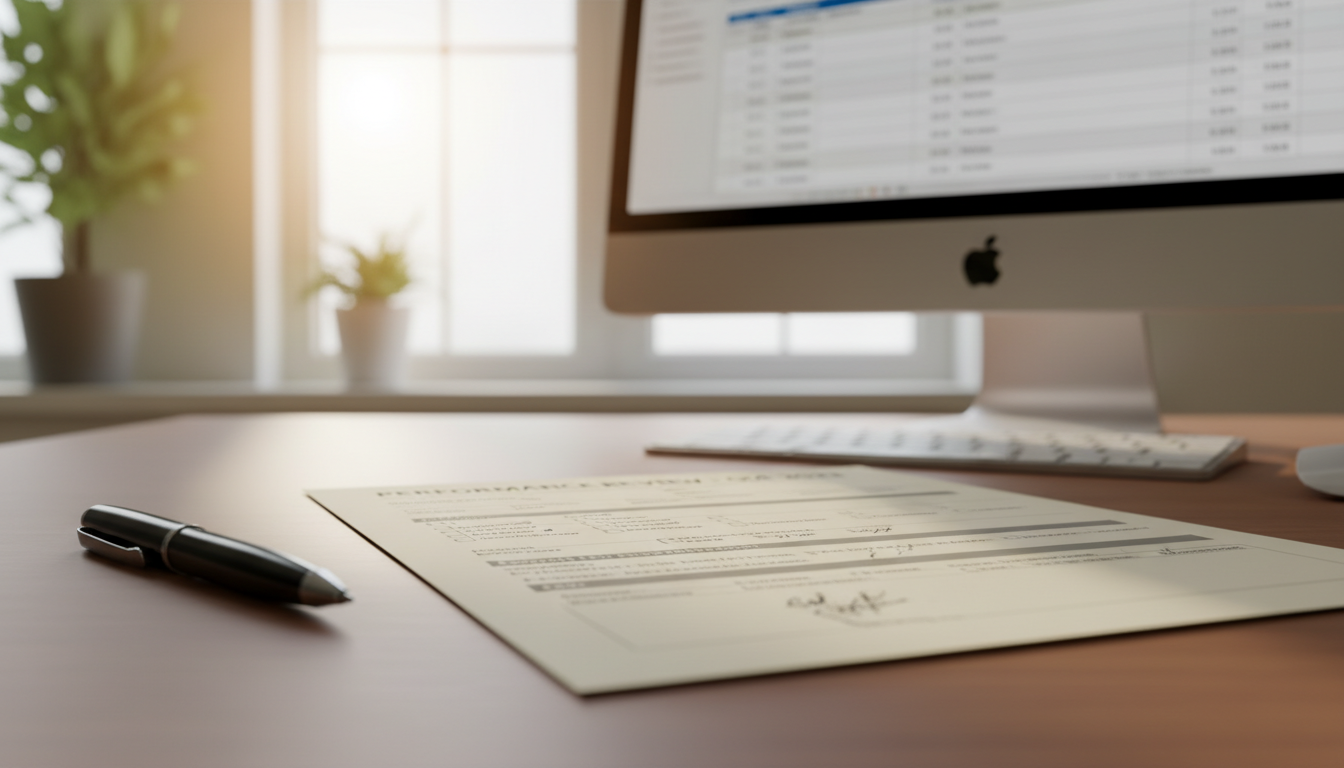 Staff Performance Appraisal Form: Evaluate and Improve